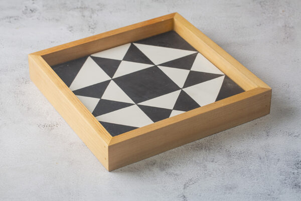 Machuca Tile on Natural Almaciga Wood - Disenyo Lorenzo Interiors